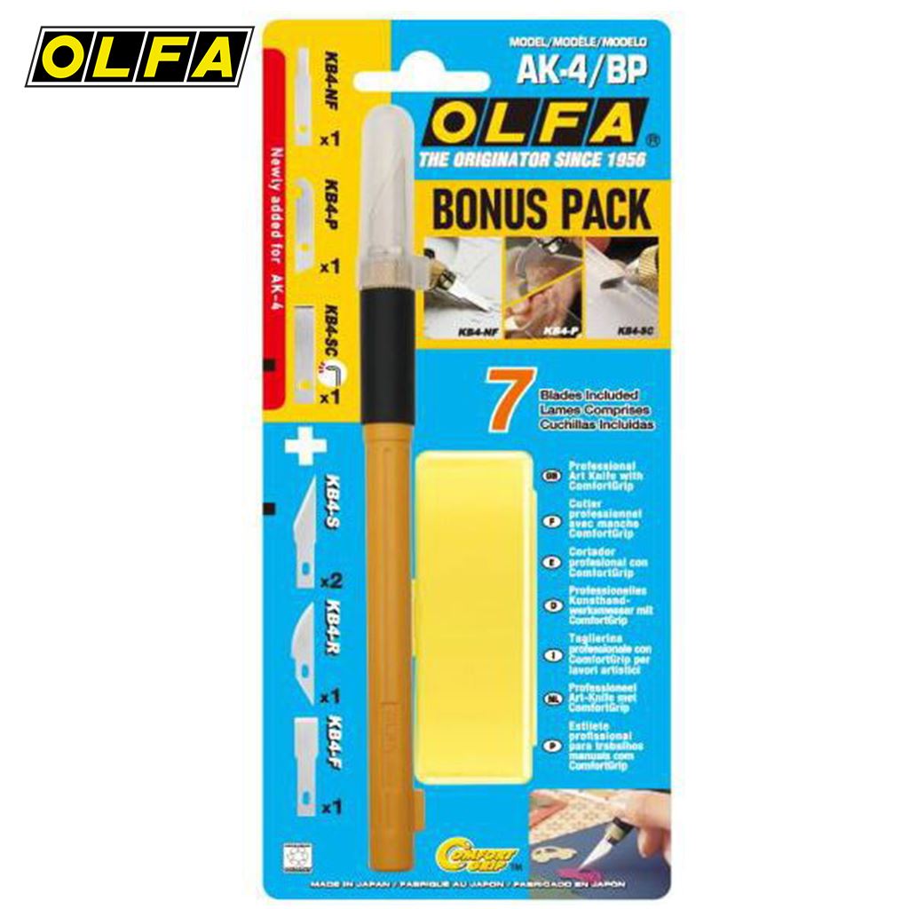 OLFA 專業用筆刀AK-4/BP型超值包